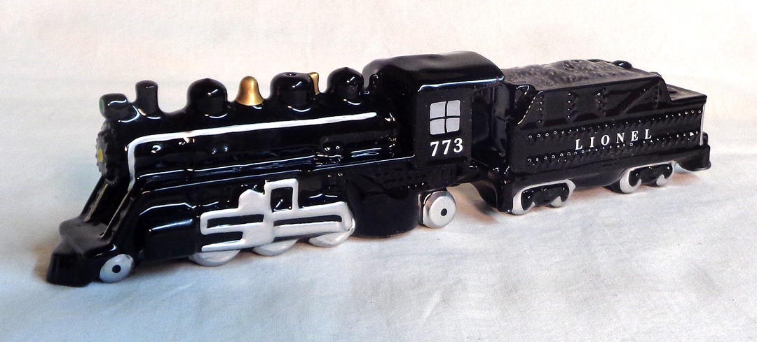 Enesco Porcelain "lionel" Train Engine and Coal Car Salt & Pepper ...