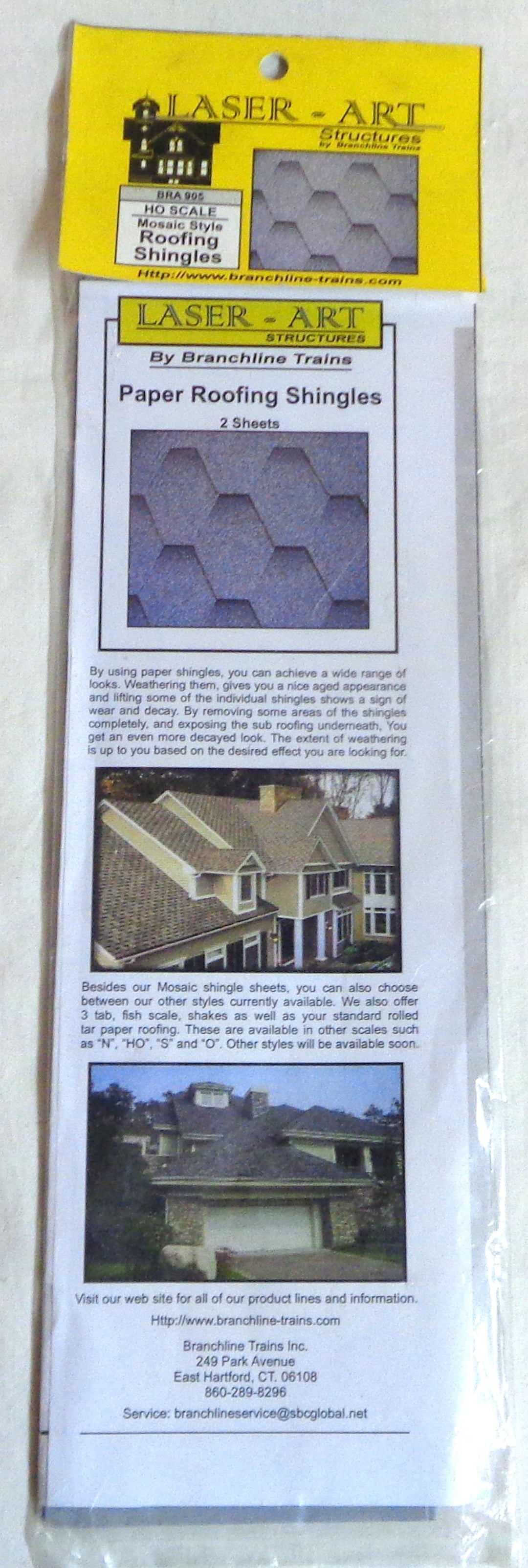 HO Scale Laser-art - Roof Shingles for Scratch Building and ...
