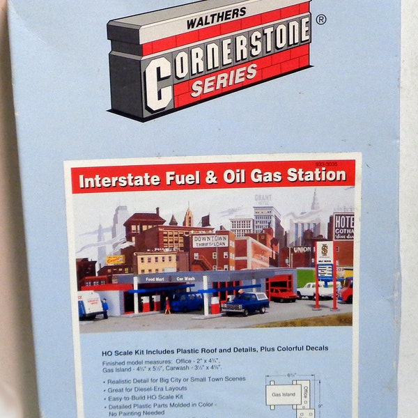 Ho Scale Gas Station - Etsy
