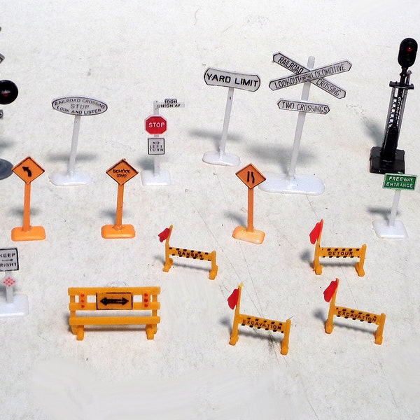 Ho Scale Road Signs - Etsy