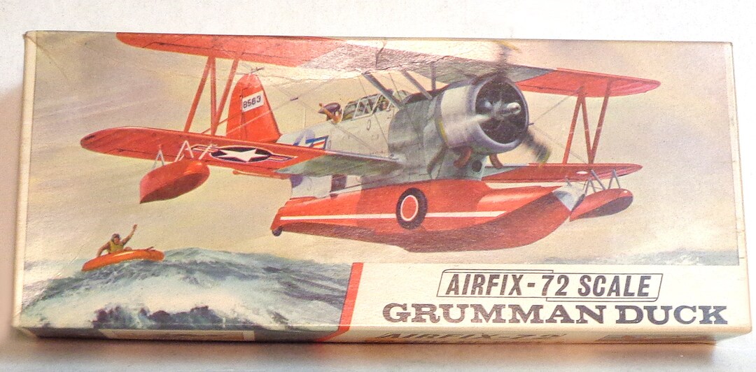 1/72 Scale Airfix - Vintage Model Airplane Kit - Grumman Duck Sea ...