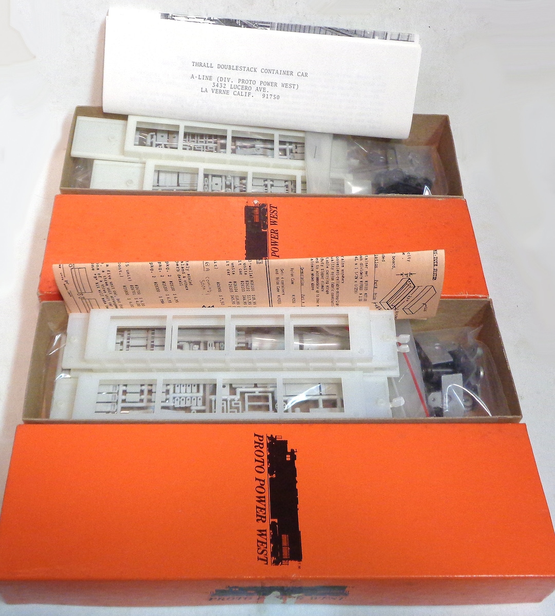 Ho New Old Stock - Proto Power West KIT - "undecorated" Thrall Dbl ...