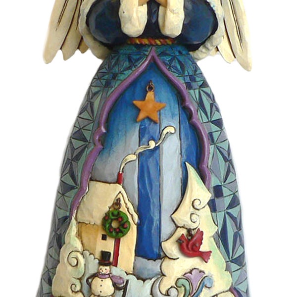 Jim Shore Angels With Box - Etsy