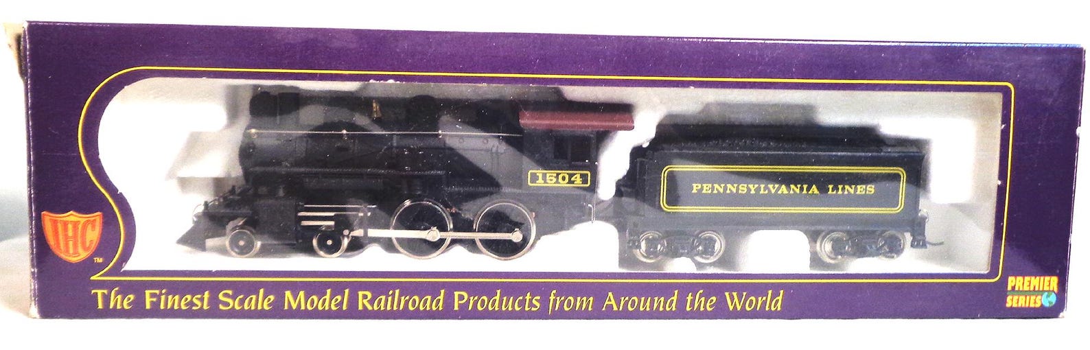 Ho Scale - IHC 4-4-0 American Steam Locomotive Engine W/tender ...