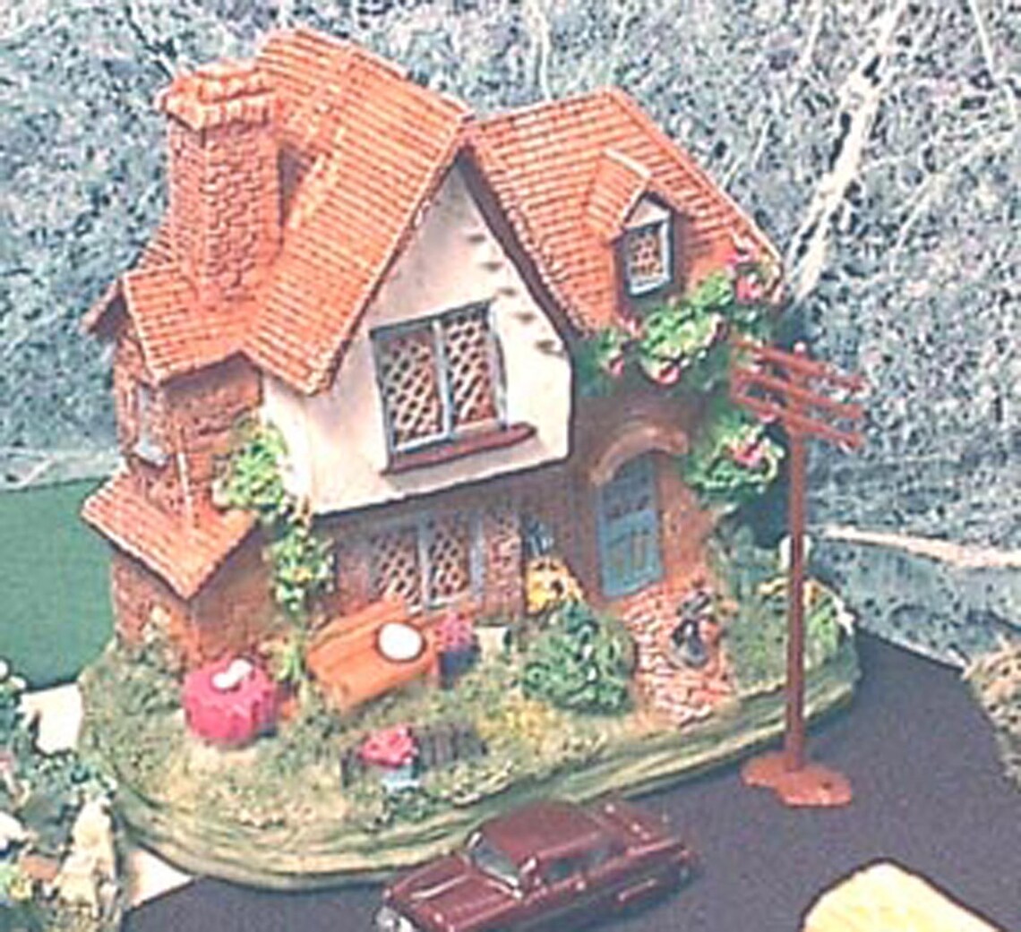 Miniature Trains Detailed Cottage House 64 for Possible Use | Etsy