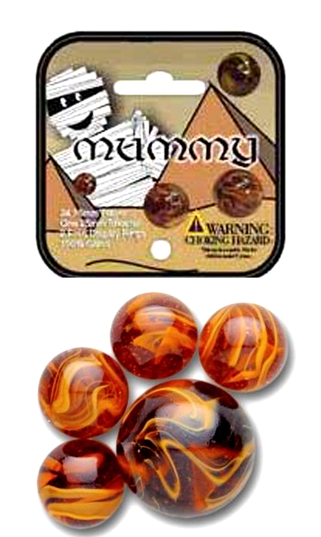 Complete Set Pack of 24 MUMMY Marbles Including Shooter & 2 Ring ...