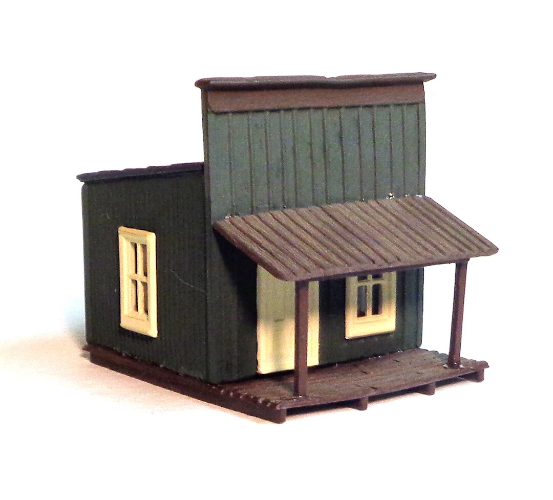 HO Scale Pre-owned Built up KIT for Train Layouts - "western Town ...