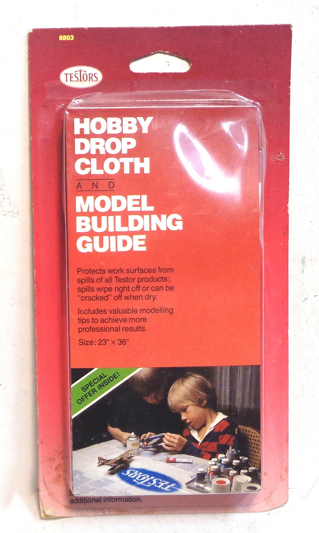 Testors Vinyl Drop Cloth and Model Building Guide - Etsy