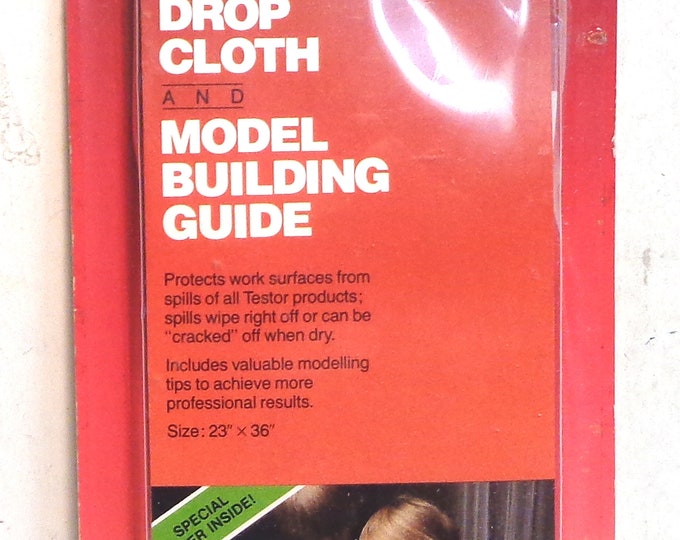 Testors Vinyl Drop Cloth and Model Building Guide - Etsy