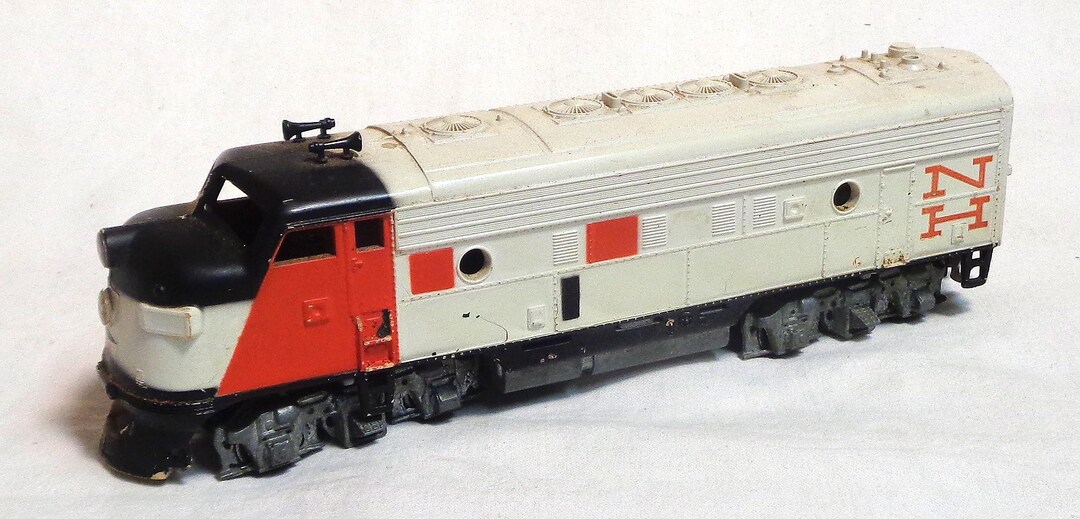 HO Athearn F7A Powered Diesel Engine(vintage Belt Driven) - "new Haven" - Runs Fair-good ...