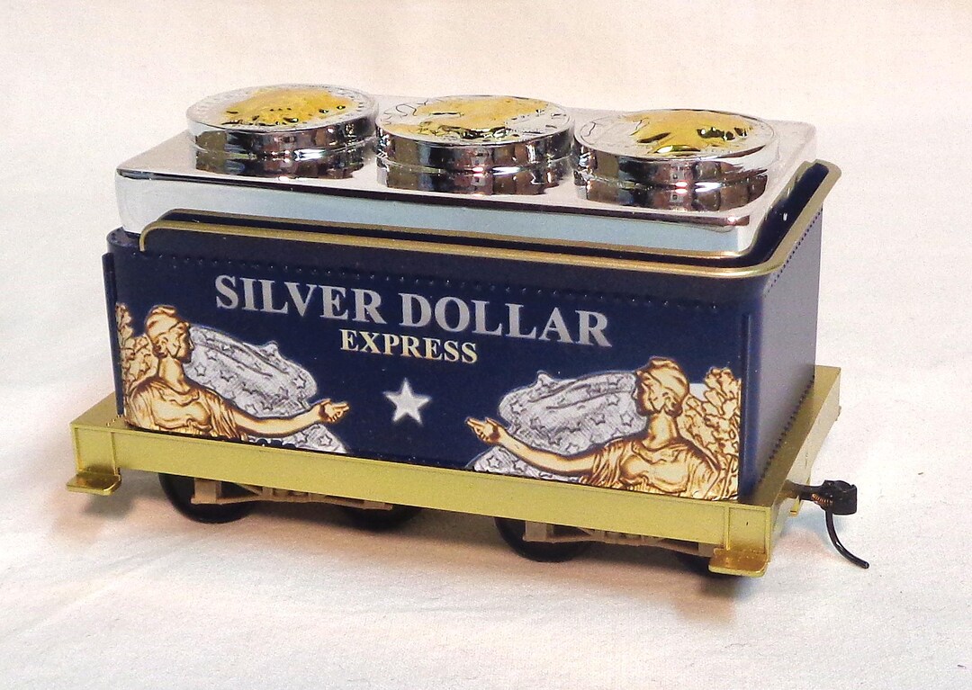 HO Scale - Bradford Exchange "silver Dollar Express" Tender Car With ...