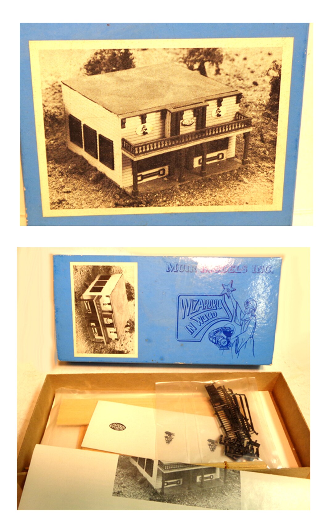 HO Scale Train Building KIT - Muir Models Wood Kit - "nevada City ...