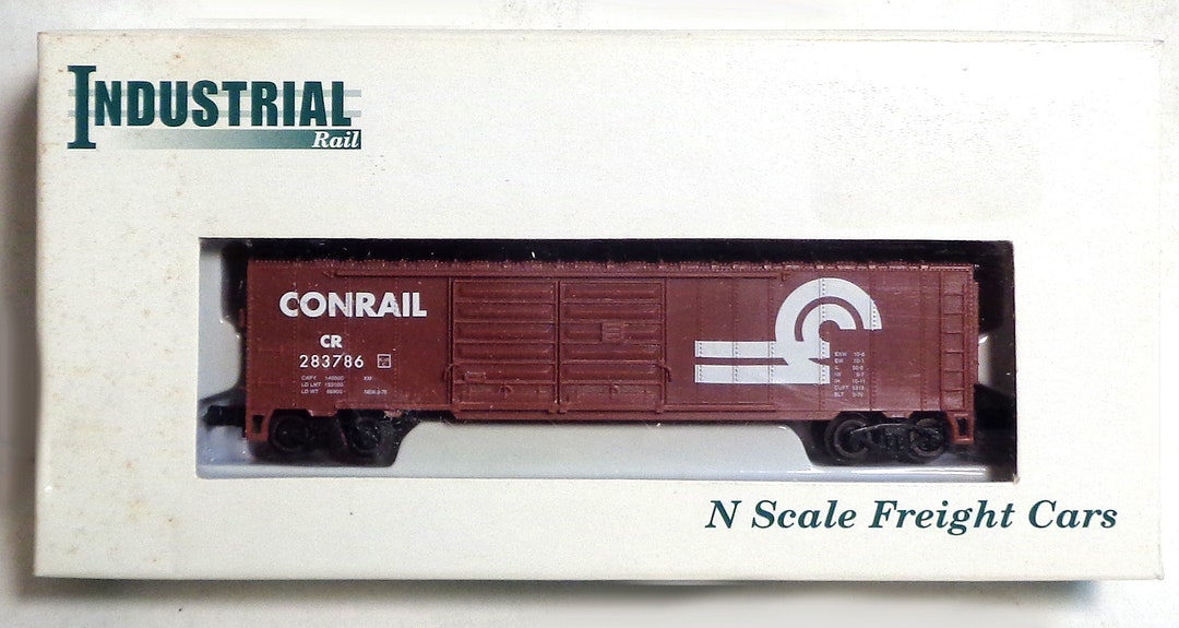 N Scale Life-like/industrial Freight Car - 50' Double Door Box Car ...