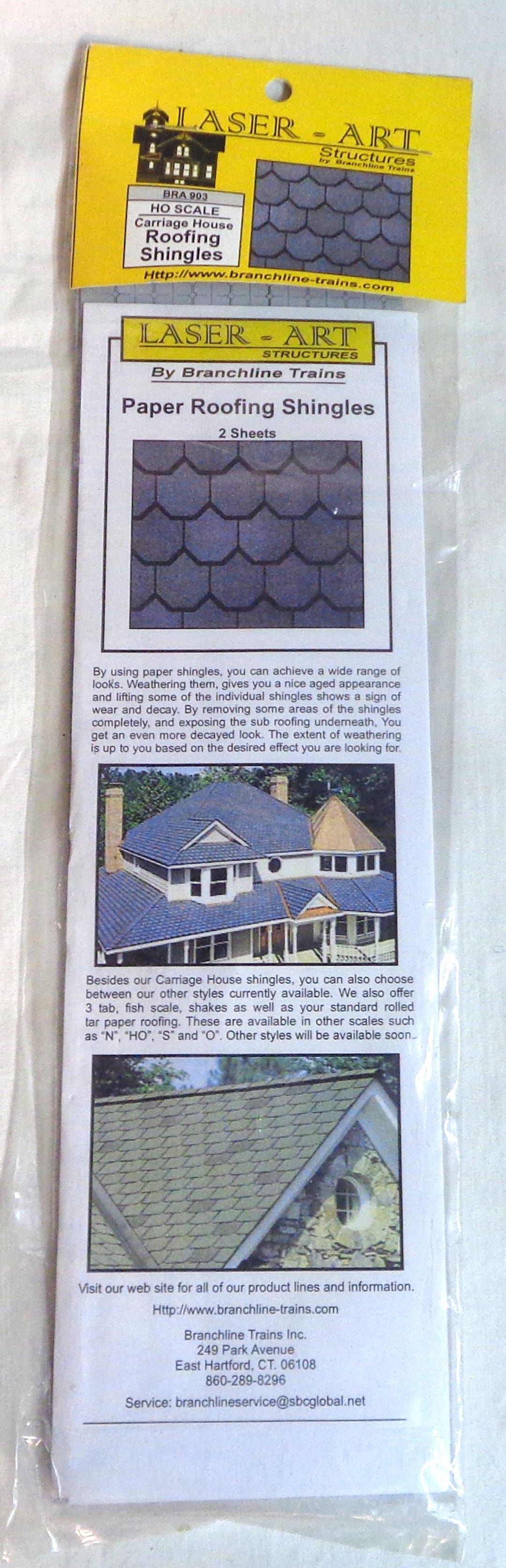 HO Scale Laser-art - Roof Shingles for Scratch Building and ...