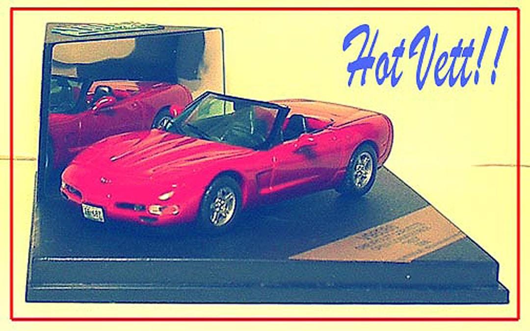1/43 Scale 1998 Chevy Corvette Convertible - High Quality Diecast ...