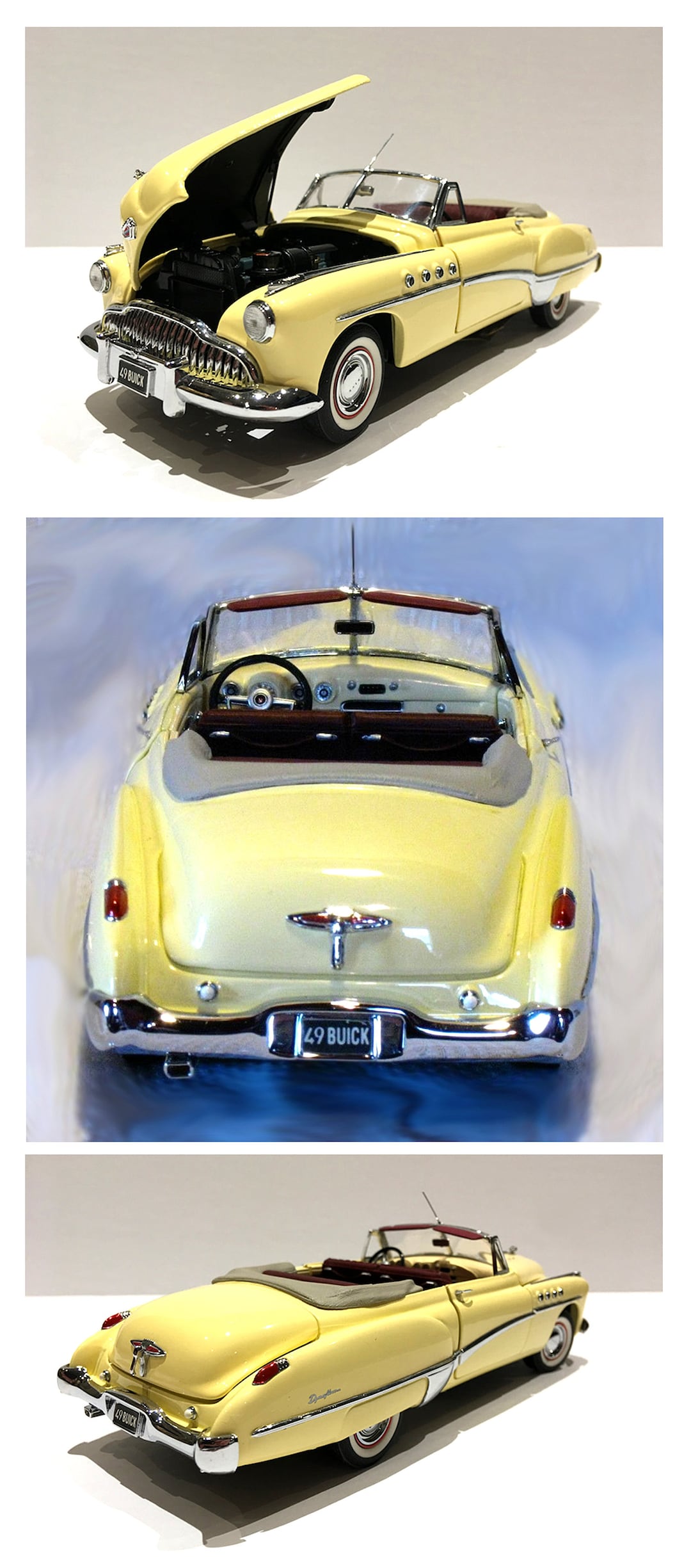 Franklin Mint 1/24 Scale 1949 Buick Roadmaster Convertible - Precision ...