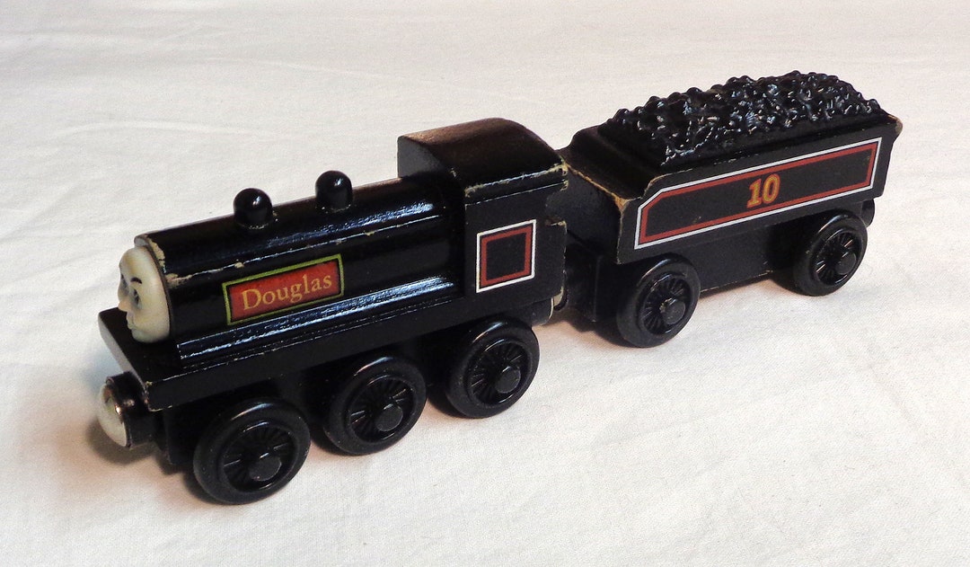 Thomas the Tank Discontinued Collectible WOOD Train Engine - "douglas ...