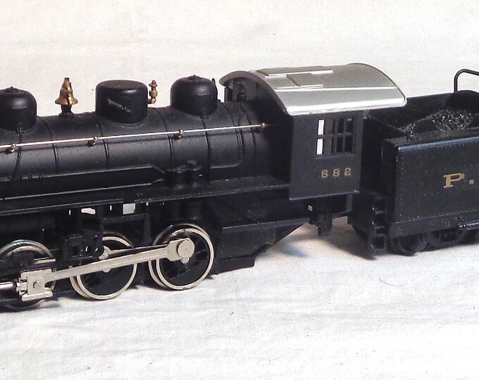 HO Bachmann 0-6-0 Steam Locomotive Engine W/tender "pennsylvania" 682 ...