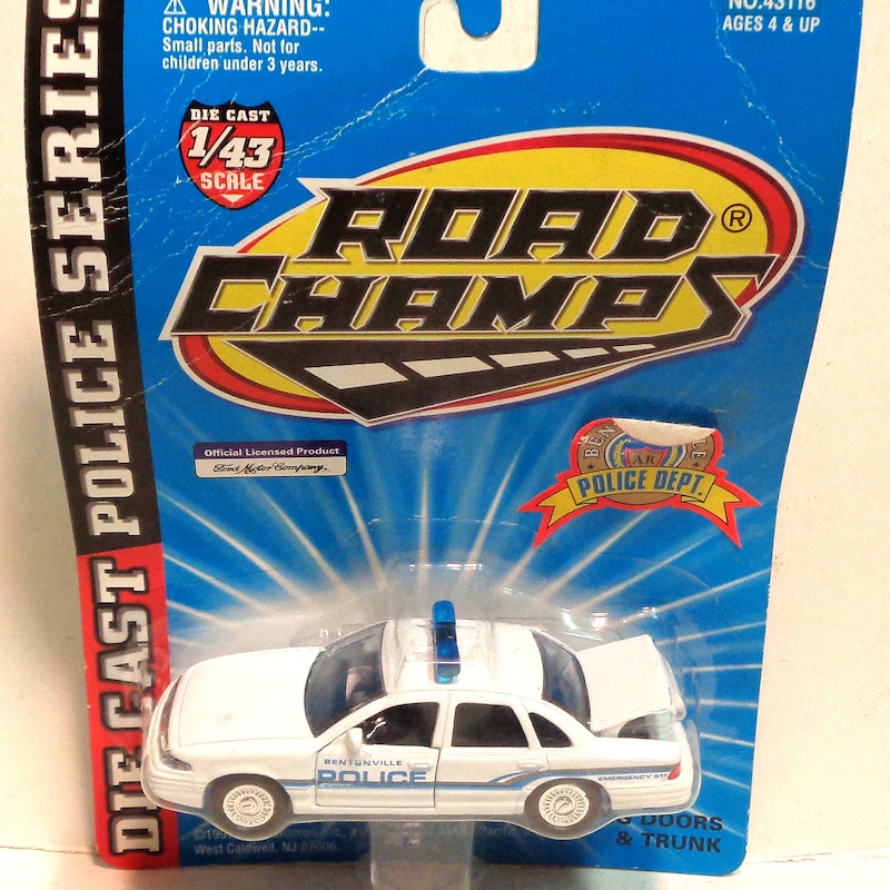 1/43 Police Car - Etsy UK