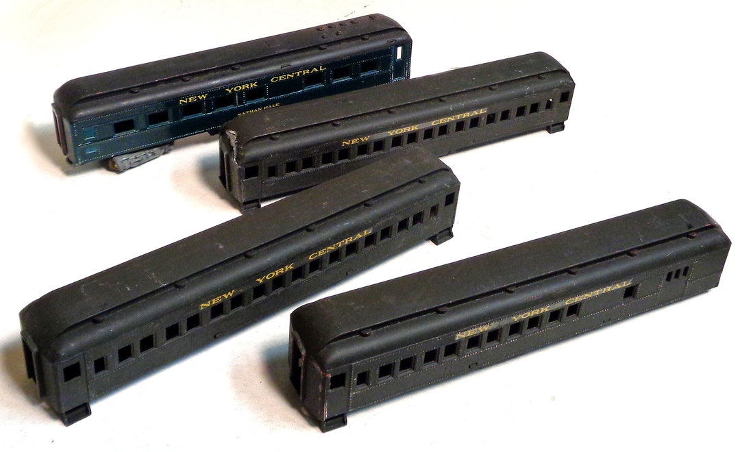 HO Scale - Penn Line - Vintage Passenger Car Lot of 4(lot #1) - NO ...