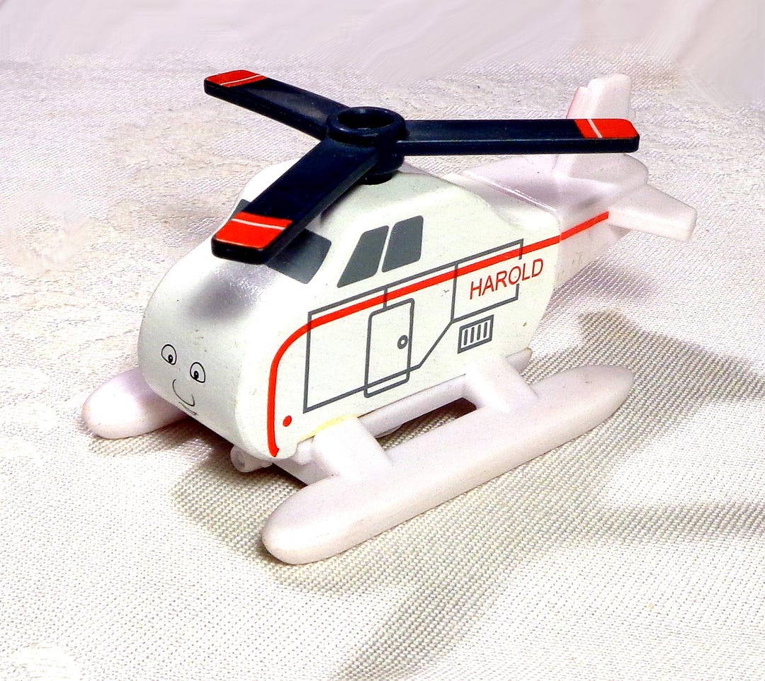 Thomas the Tank Discontinued Collectible WOOD Helicopter - "harold ...