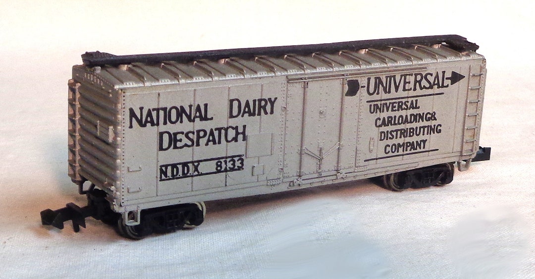 N Scale Pre-owned ATLAS Freight Car: "national Dairy Despatch" Box Car ...