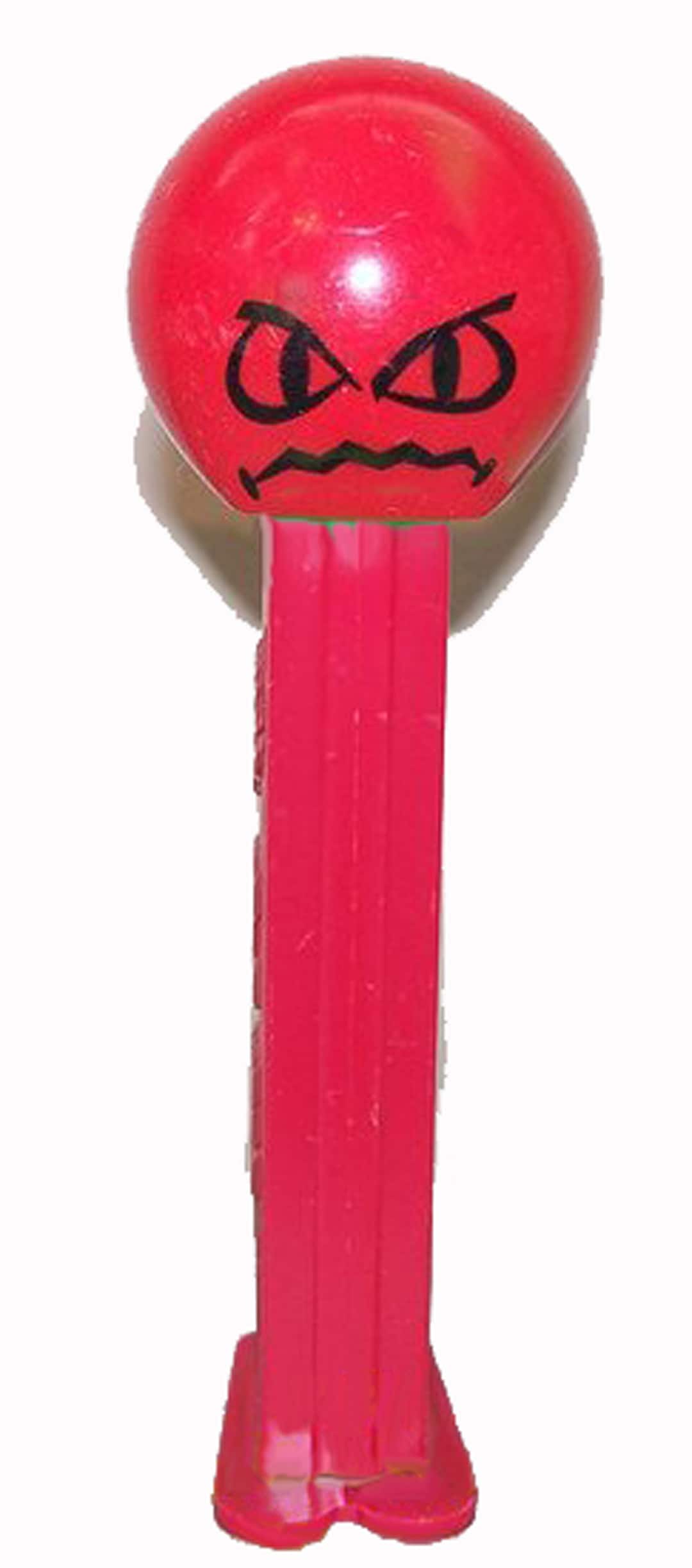 Pez Candy Dispenser - Emoji "michevious" Red Face With Red Stem - NEW ...