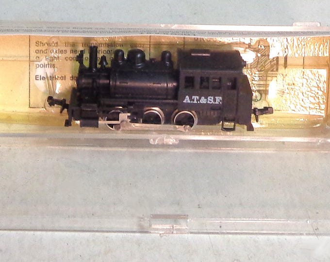 N Scale - Lifelike 0-6-0 Steam Locomotive Engine - "atchison, Topeka ...