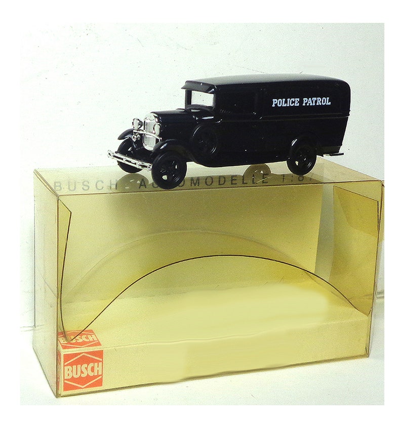 1/87 HO Scale Model AA Police Patrol Van - Train Layouts Vehicle - Etsy