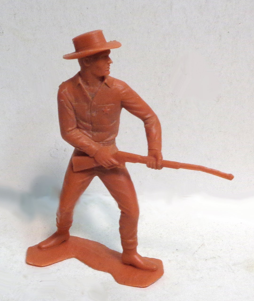 Vintage MARX 1960s Figure - Cowboy With Rifle - Etsy