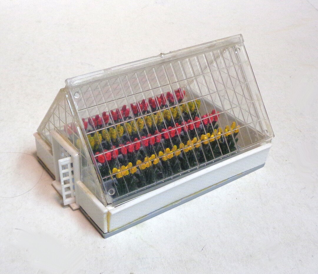 HO Scale Train Built up Building Kit - Greenhouse - Pre-owned as Is - Etsy