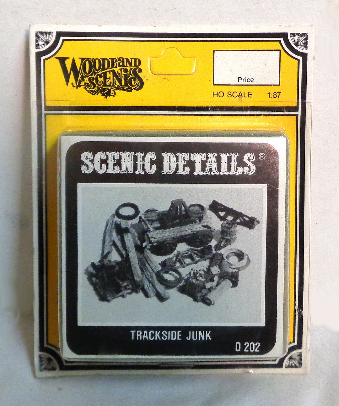 HO Scale Set of Trackside Junk - White Metal Castings by Woodland ...