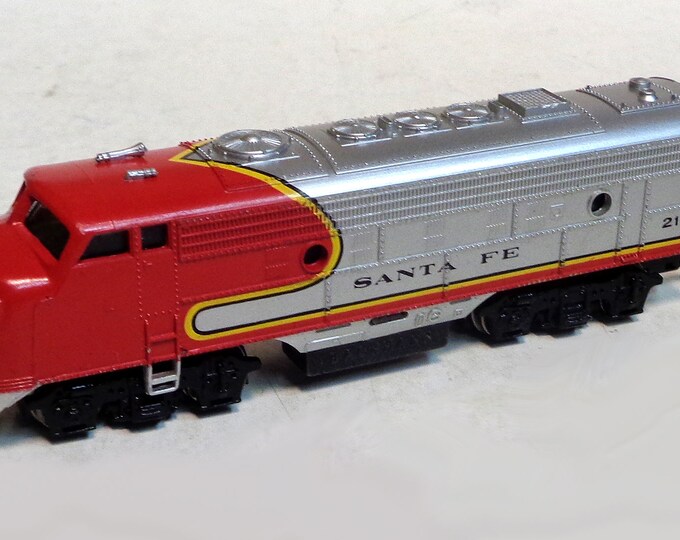 N Scale VINTAGE Bachmann F7A Diesel Locomotive Engine santa Fe 215 ...