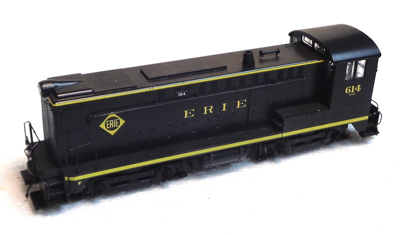 HO Scale Baldwin S-12 Diesel Switcher Locomotive erie 614 Some Railing ...