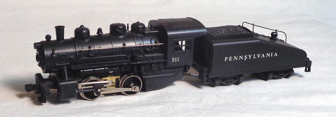 HO Engine Locomotive by LIMA - 0-4-0 Steam With Tender "pennsylvania ...