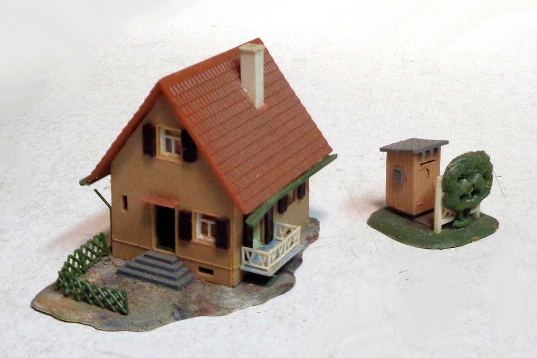 N Scale Built up Kit Small House W/additional Outhouse - Etsy