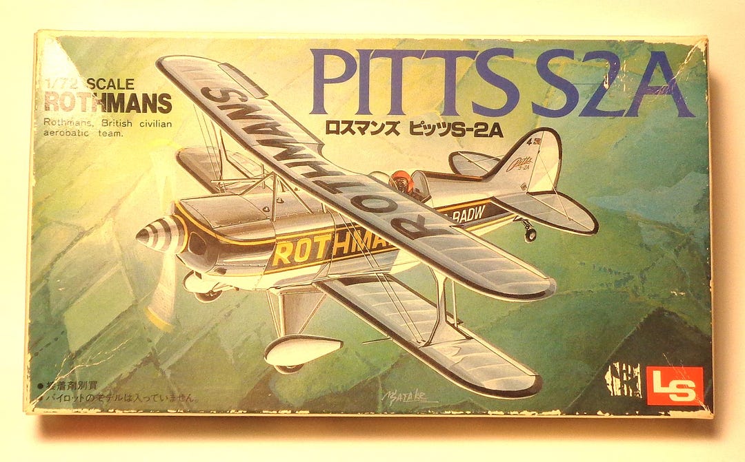 1/72 Scale LS - Model Airplane Kit - Pitts S2A Aerobatic Biplane ...