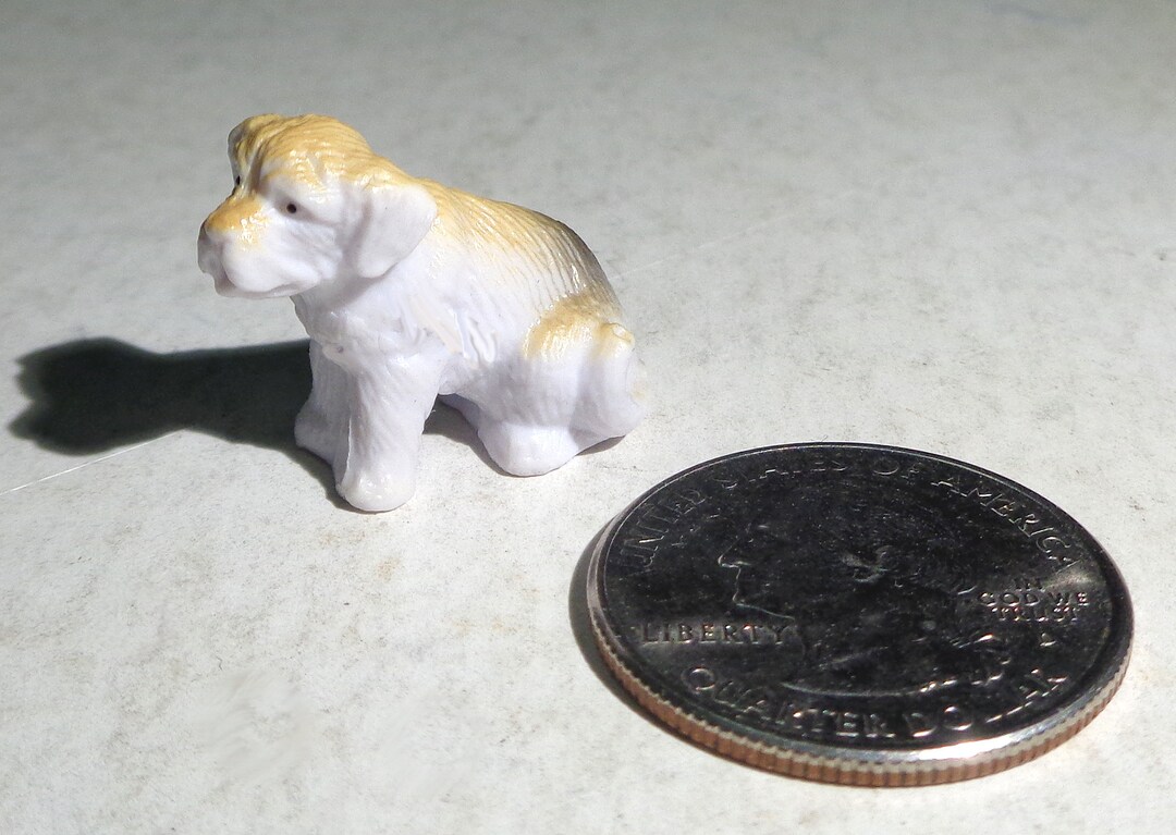 Miniature Dog / Puppy Figure - Style #7 - Approx. 1 Inch - Can Be Used ...