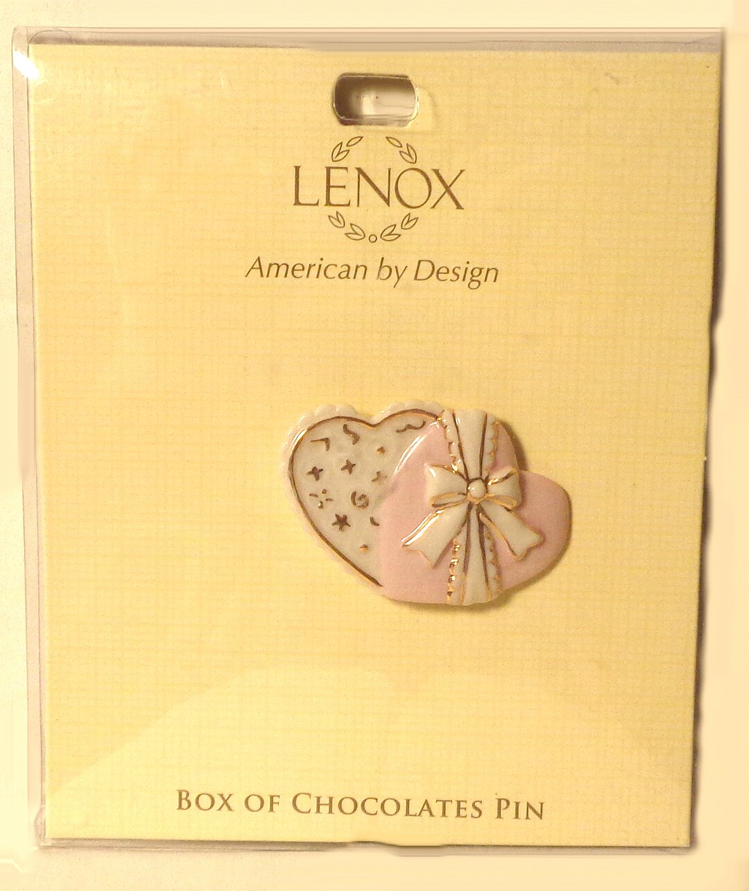 LENOX - Box of Chocolates - Porcelain Pin-pendant With 24kt Trim - NEW ...
