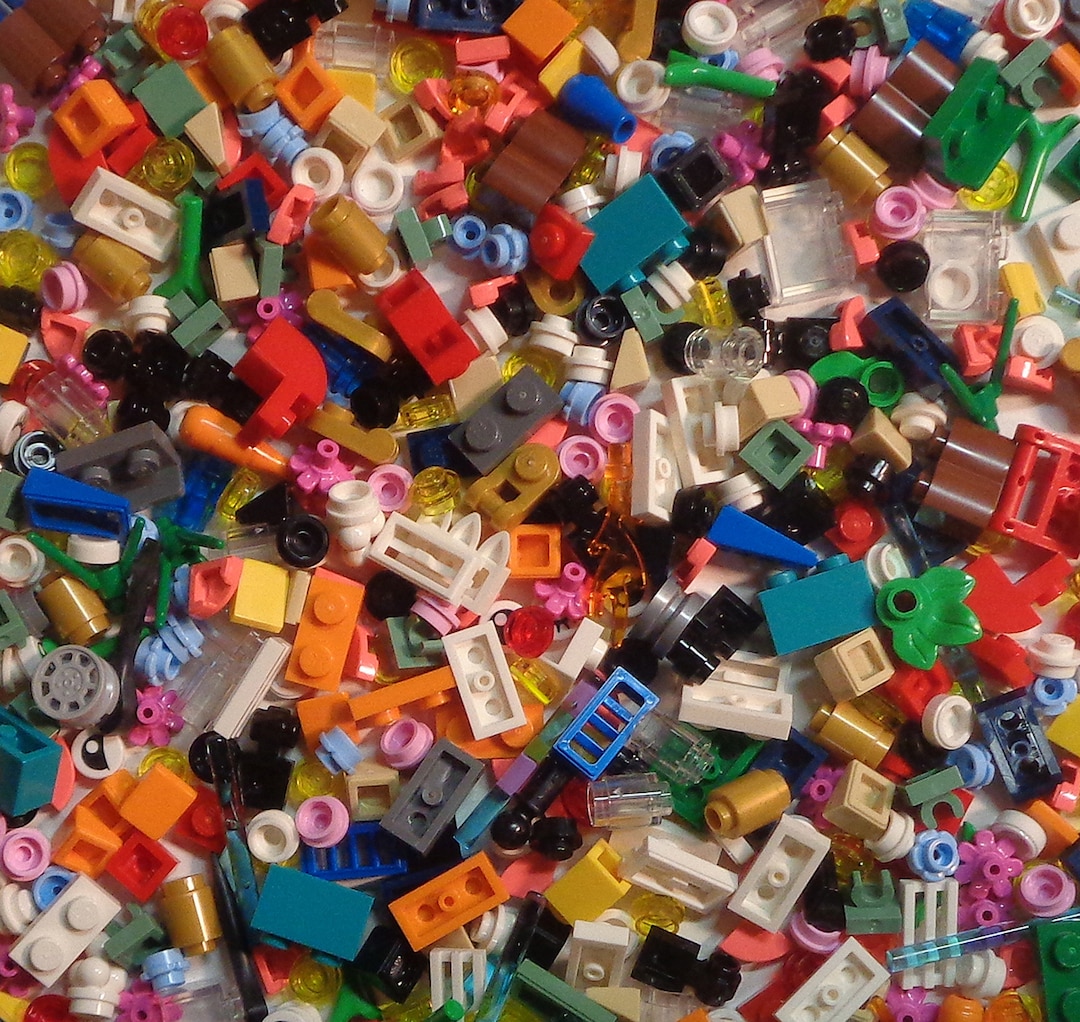 1000 TINY Lego Blocks, Parts & Pieces BULK LOT! Many Hard to Find ...