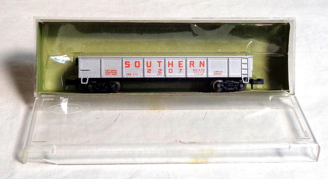 N Scale Aurora Postage Stamp - Gondola Car "southern" - Free Rolling ...