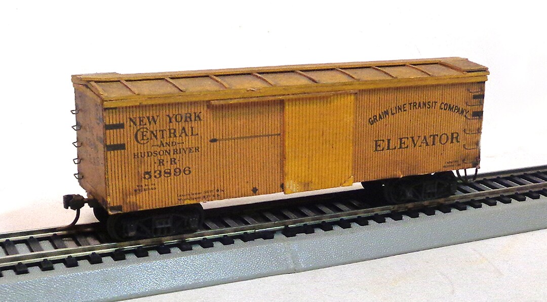 HO Scale Nicely Weathered Wood Box Car "new York Central" - Very Good ...