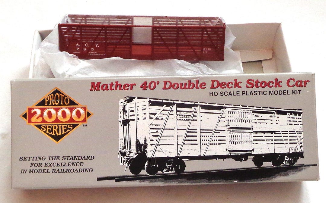 Ho New Old Stock - Proto 2000 Series KIT - "acy" Mather 40' Double Deck ...