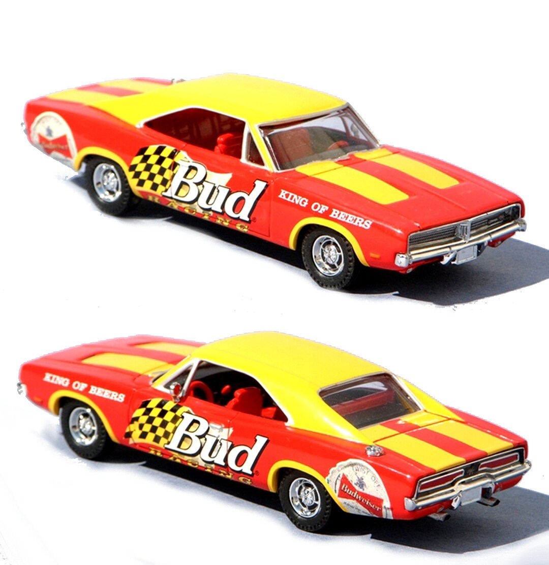 Matchbox 1/43 Scale 1969 Dodge Charger - "bud Racing" Budweiser Beer ...