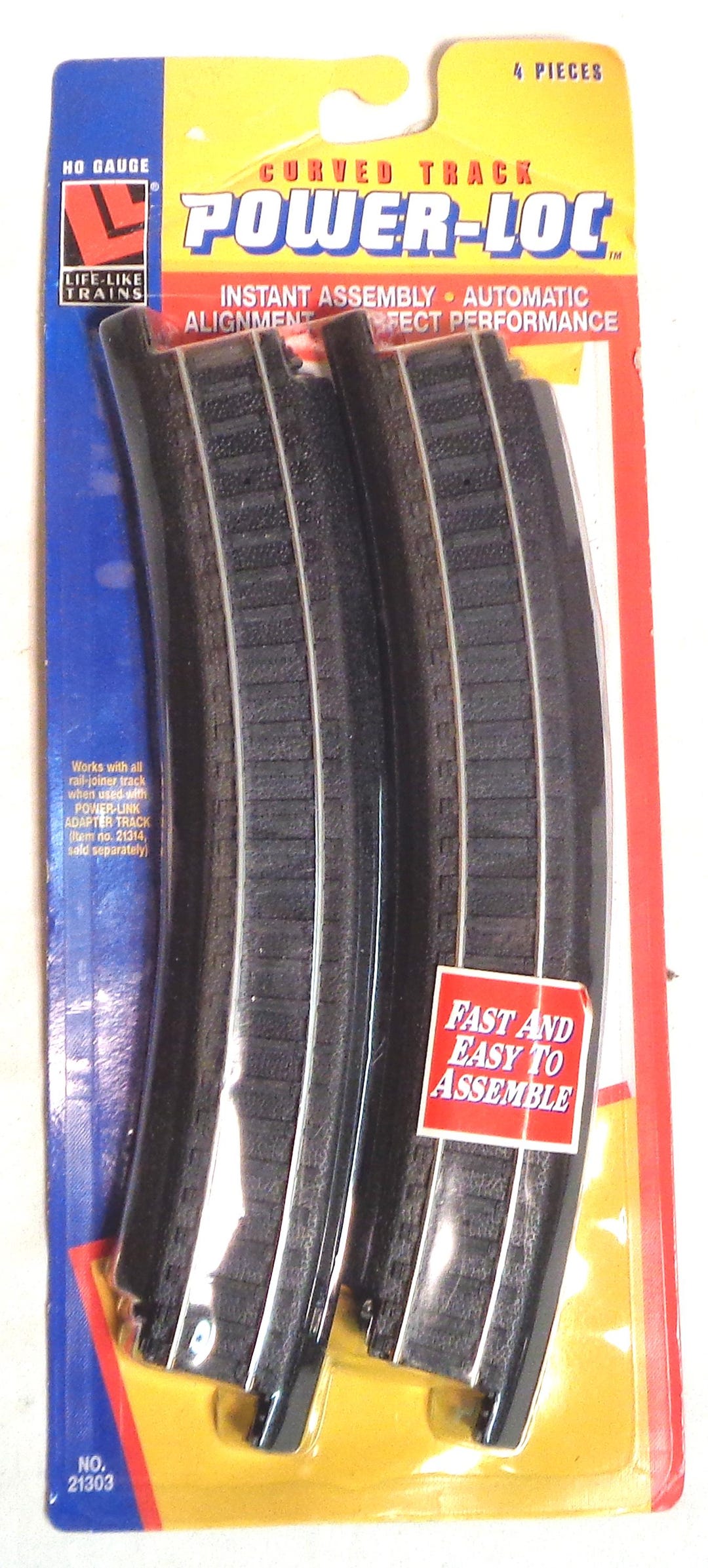 HO Scale LIFELIKE Power-loc System - Curve Nickel-silver Track Sections ...