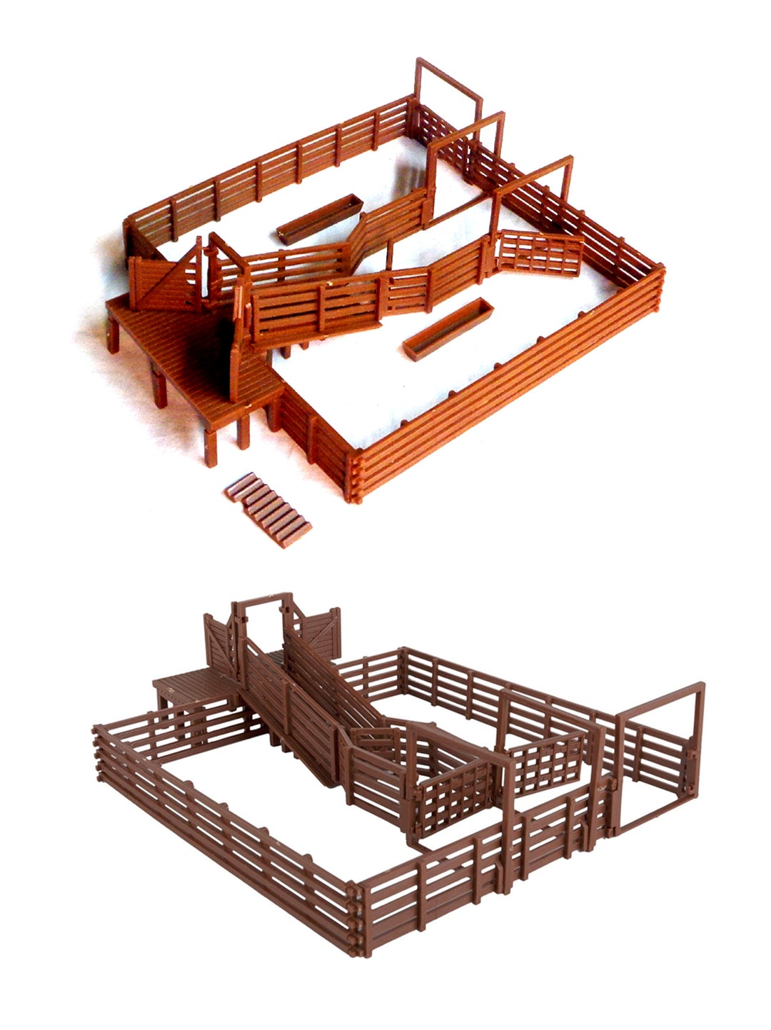HO Scale Cattle Unloading Dock and Pen With Operating Gates. Very ...