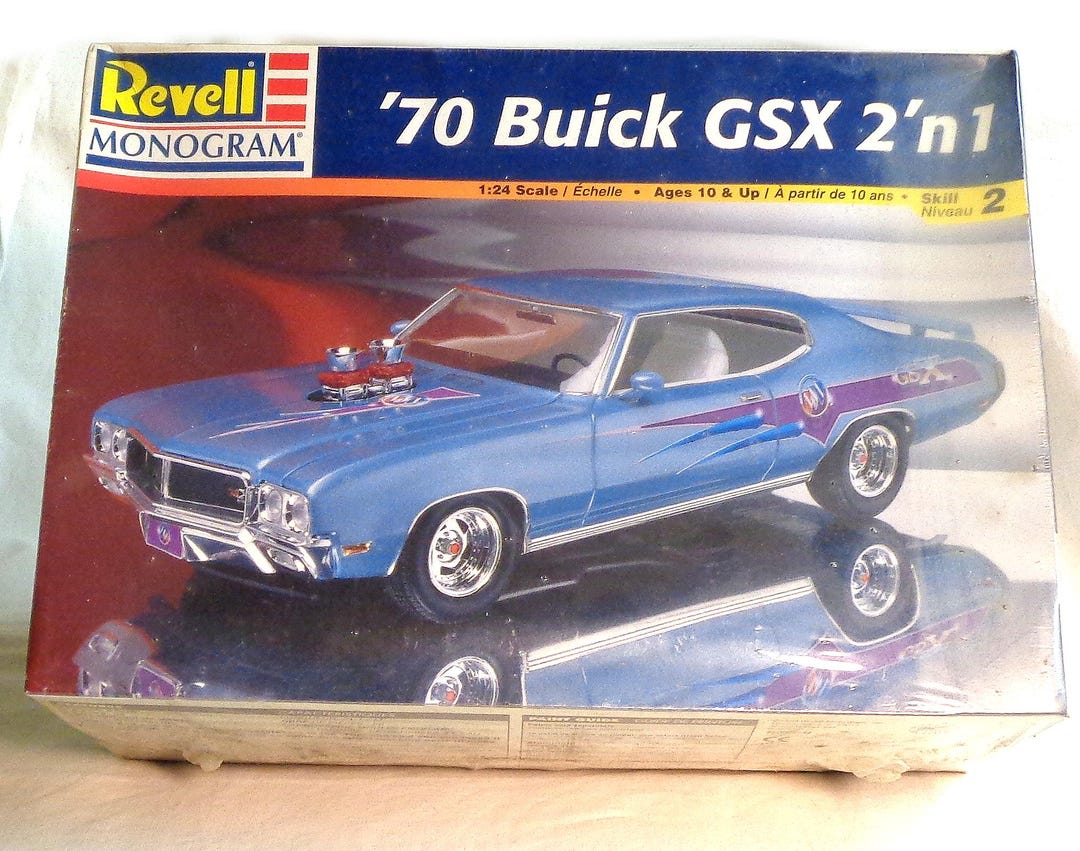 1/25 Scale Revell/monogram - 1970 Buick GSX 2 'n 1 Plastic Automobile ...