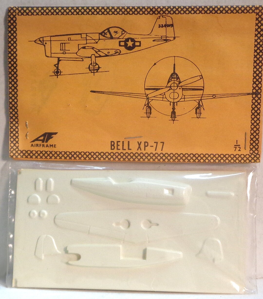1/72 Model Aircraft Vacuform Complete Kit-airframe - Bell XP-77 ...