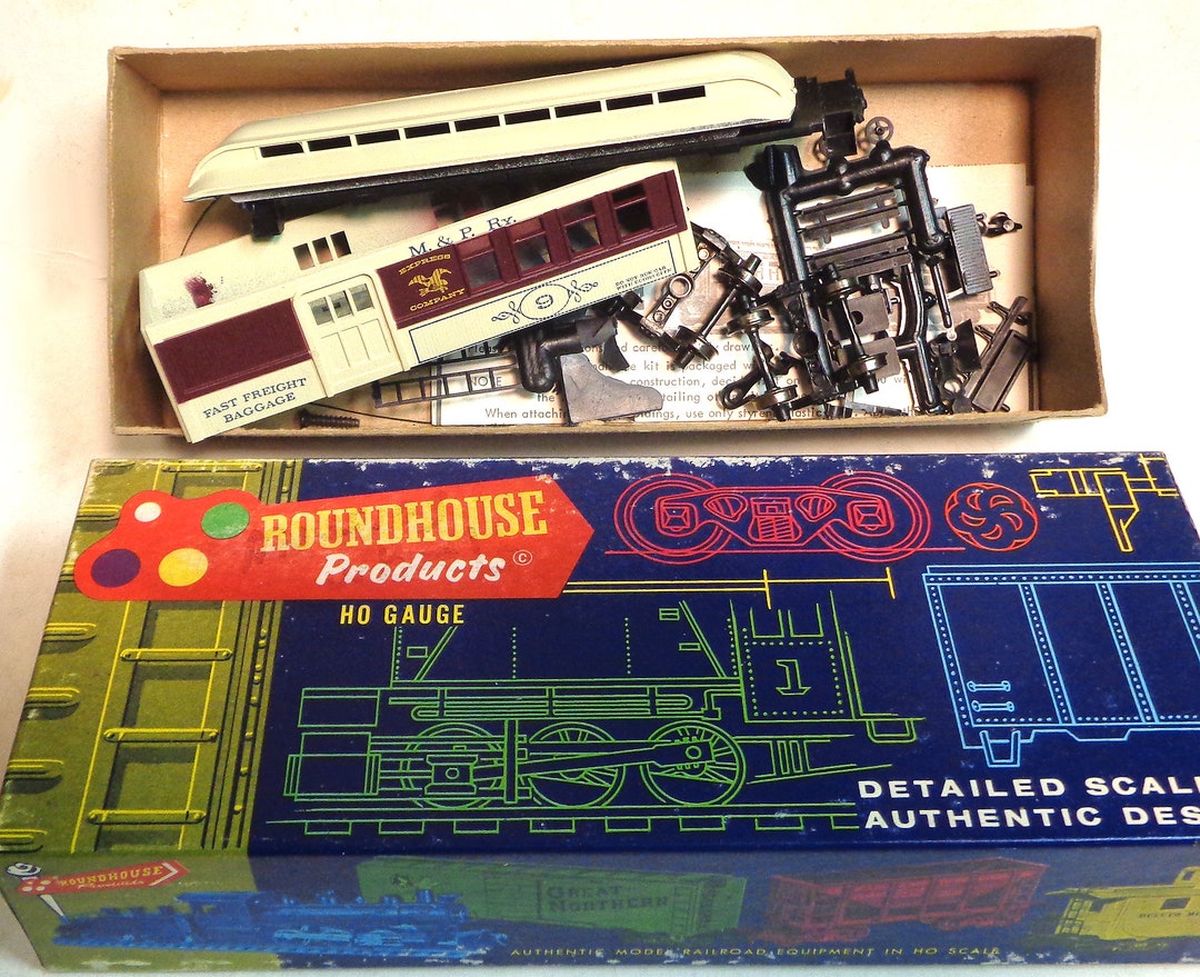 HO Scale Roundhouse Kit - 34 Ft Overton Combine Passenger Car ...