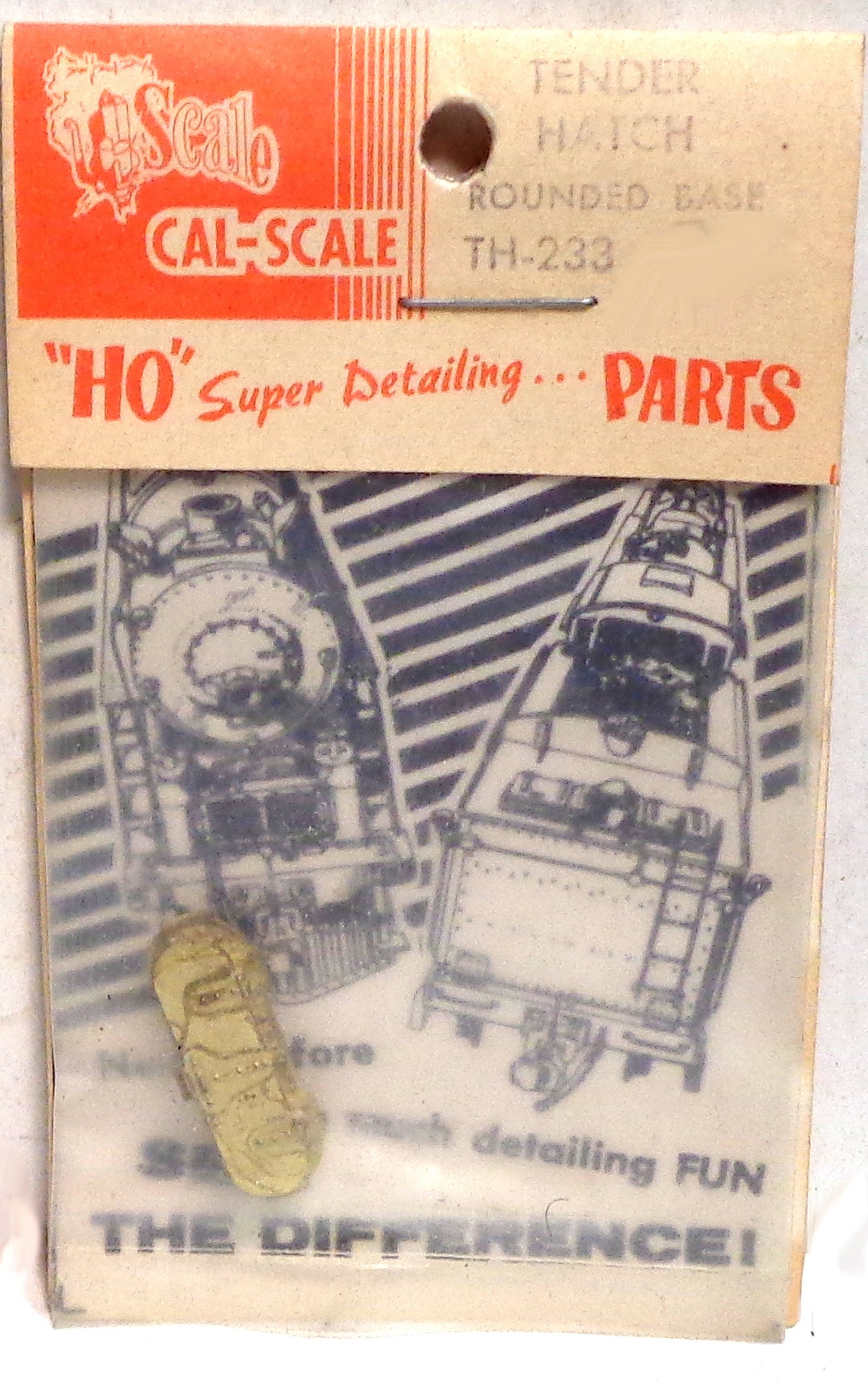 Ho Scale Cal-scale Brass Rounded Base Tender Hatch - NEW in Package! - Etsy